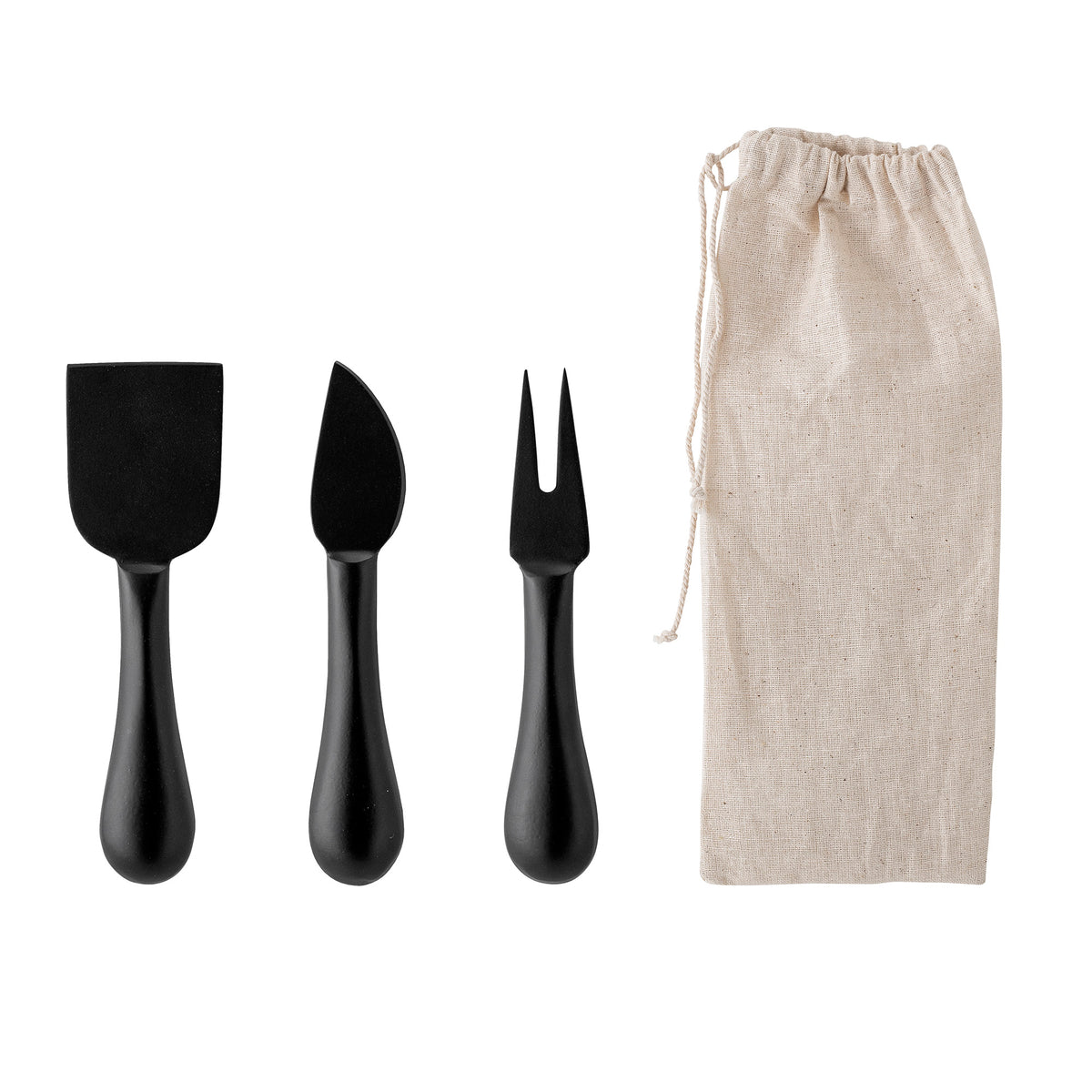 Cheese Utensils - Black Stainless Steel – Bisou.is
